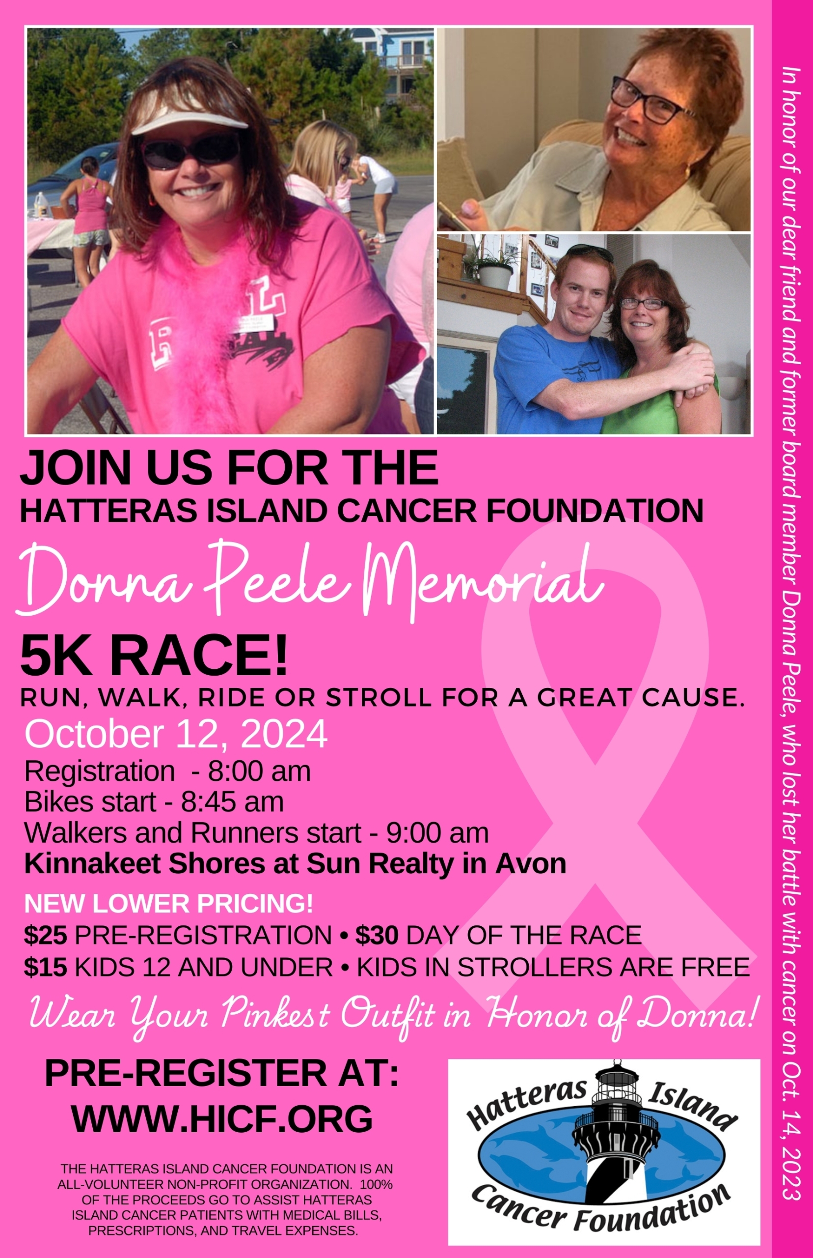 HICF Donna Peele Memorial 5k Race – Hatteras Island Cancer Foundation